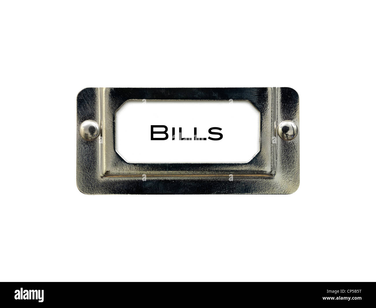 Tray labels isolated against a white background Stock Photo - Alamy