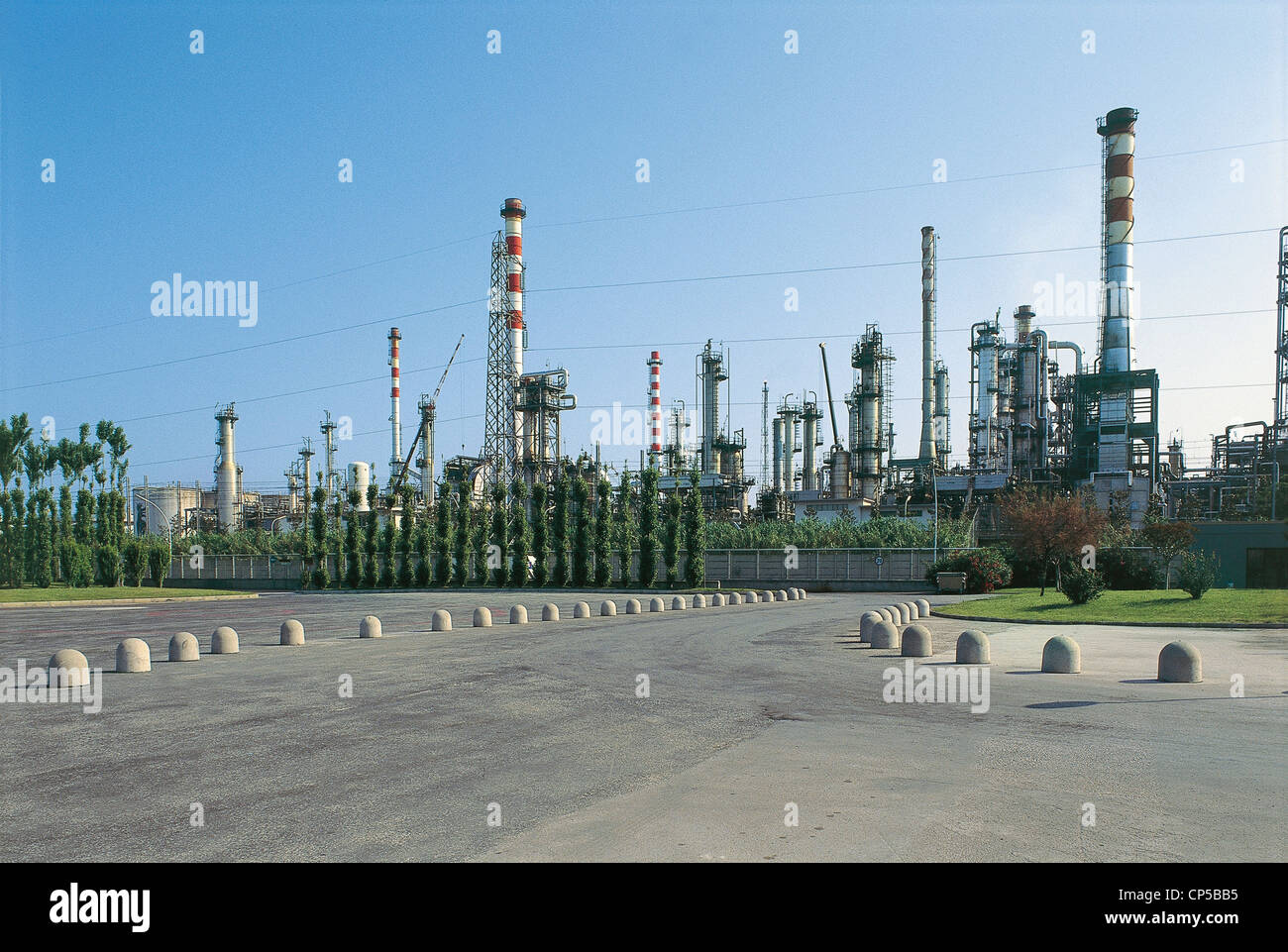 Brands Falconara Maritime Refinery Stock Photo - Alamy