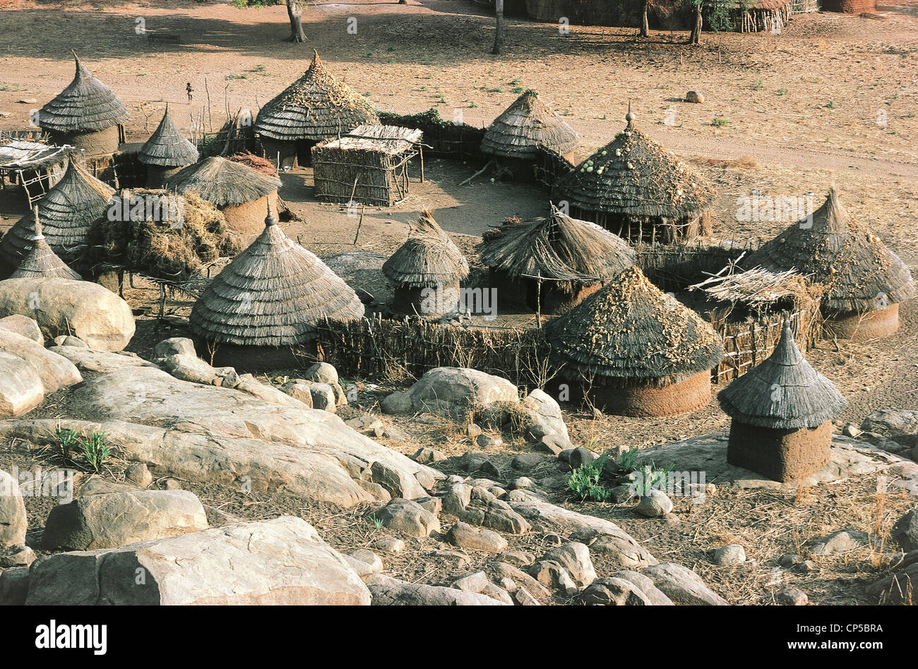 Sudan - Village of the Nuba people Stock Photo - Alamy