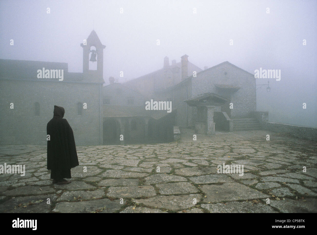 ENDED THE CONVENT VERNA TUSCANY SCENE of monastic life Stock Photo - Alamy