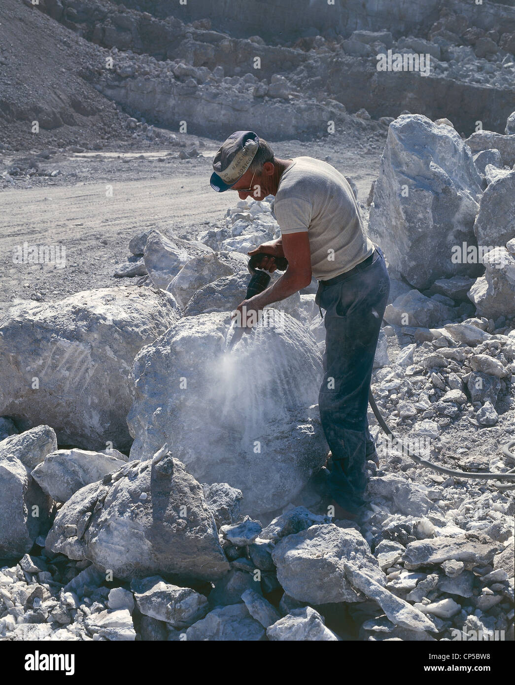 Tuscany Volterra Cava Alabaster Stock Photo - Alamy