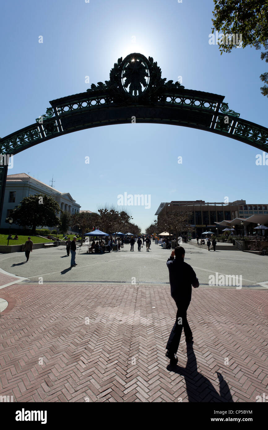 Sather Gate, University of California Berkeley Campus Stock Photo - Alamy