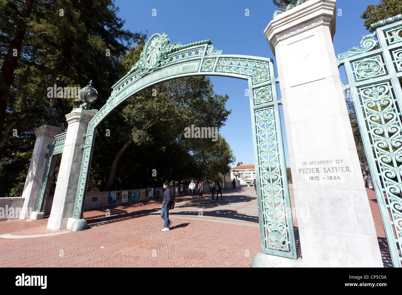 Sather Gate, University of California Berkeley Campus Stock Photo - Alamy