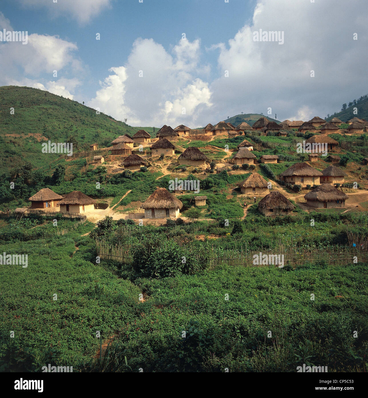 Democratic Republic of Congo - Village near Lubero Stock Photo - Alamy