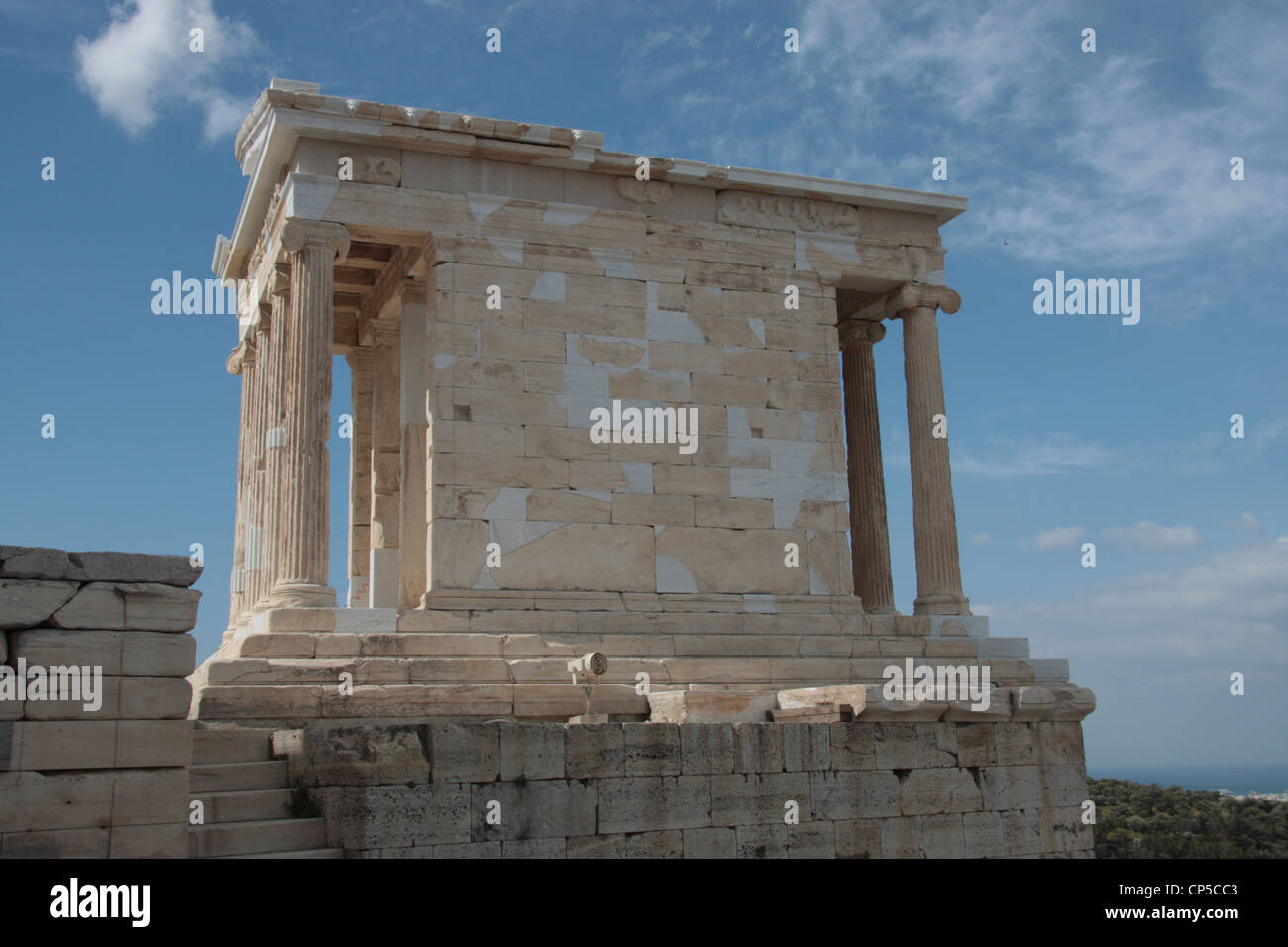 Temple of Athena, the Acropolis, Athens Stock Photo - Alamy