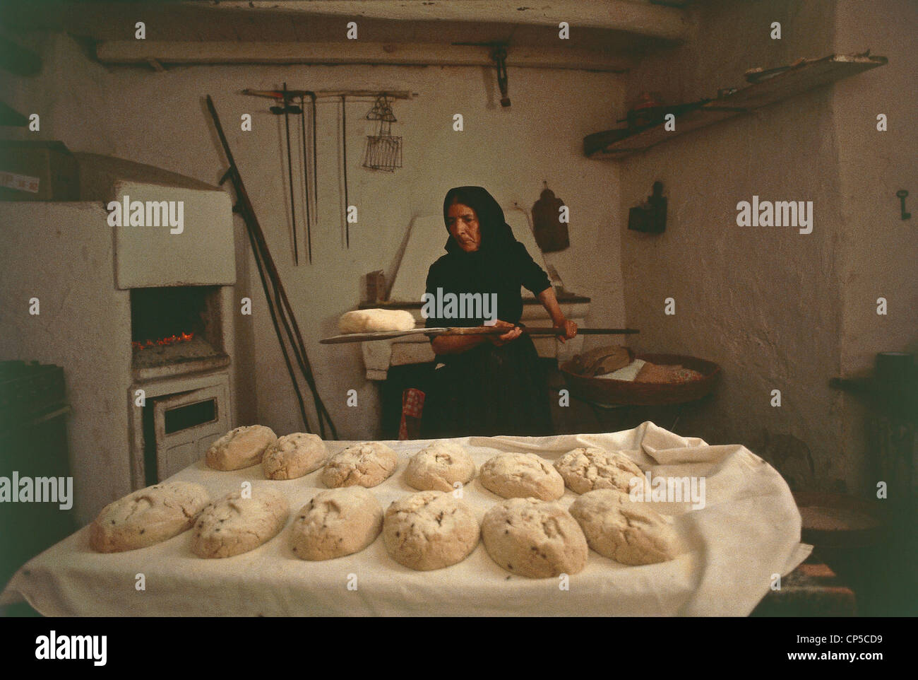 Sardinia - Barbagia of Seoul - Bakery in a house Esterzili (Nu Stock ...