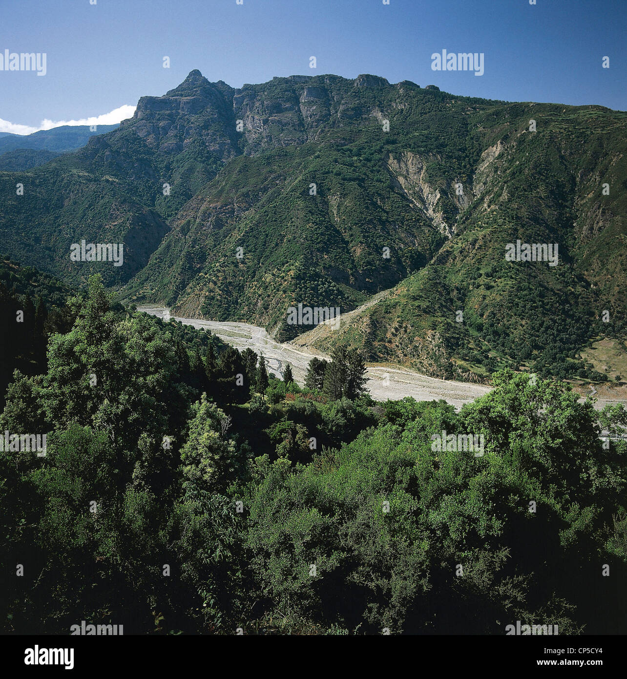 Calabria - Aspromonte National Park. Fiumara Bonamico Stock Photo - Alamy