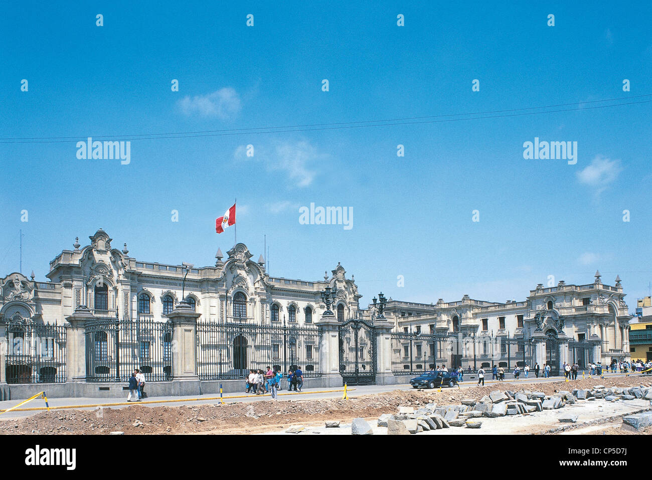 PERU 'LIMA Government House Stock Photo - Alamy