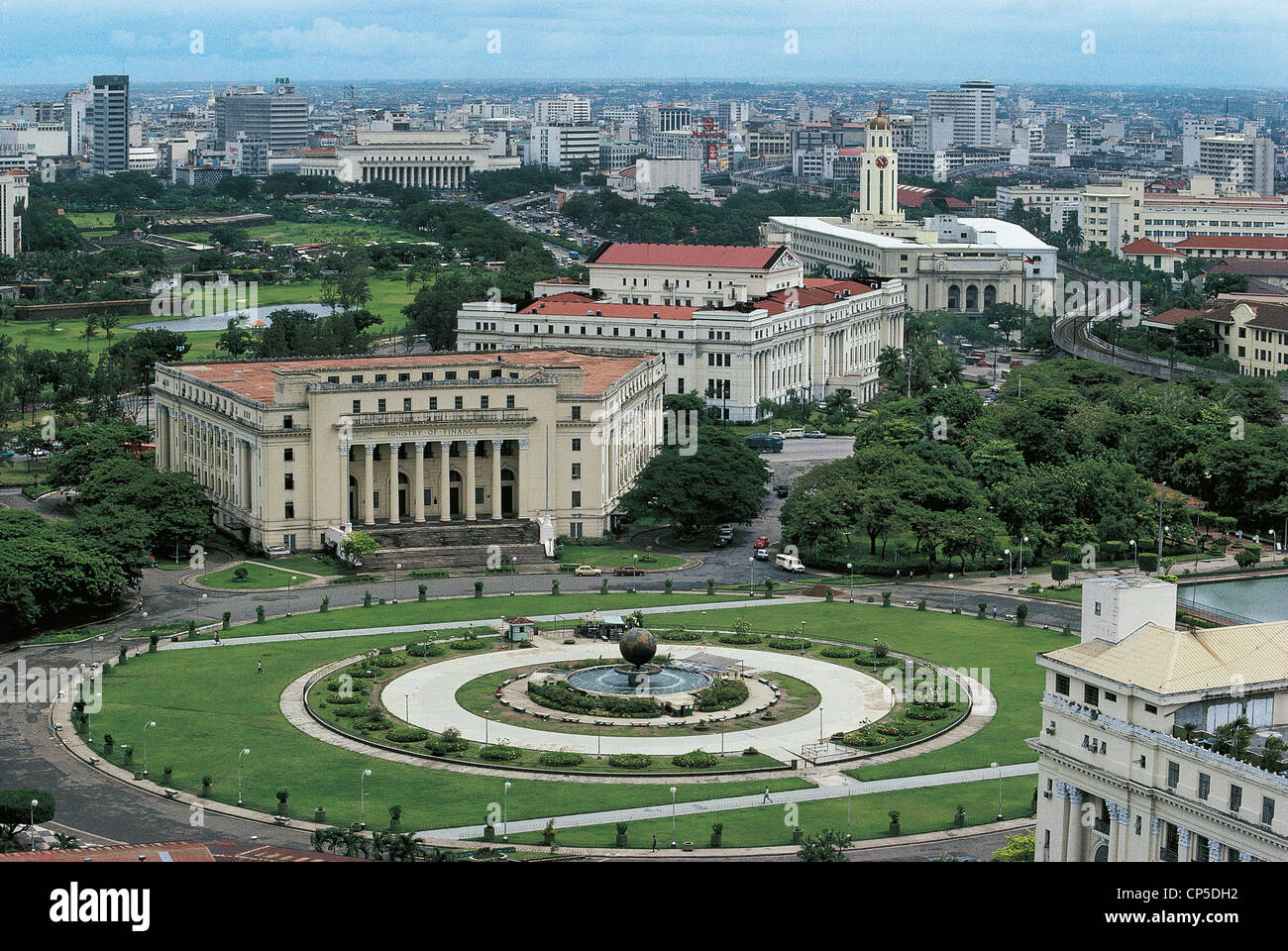 Philippines - Luzon Island - Manila. View of the Rizal Park and the ...
