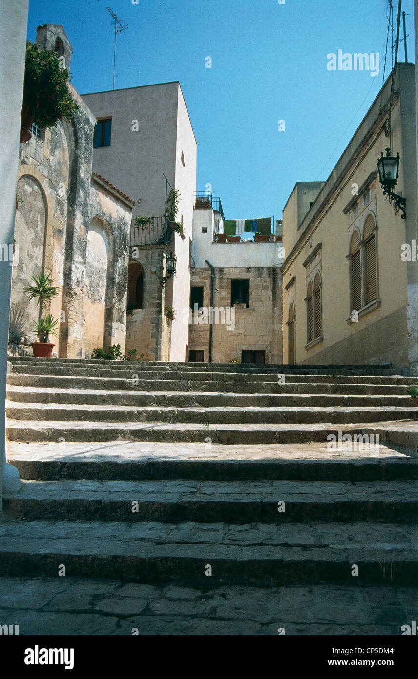 Apulia - Otranto (Le). Ancient village Stock Photo - Alamy