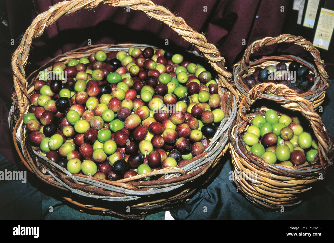 Puglia Olive Baskets Stock Photo - Alamy