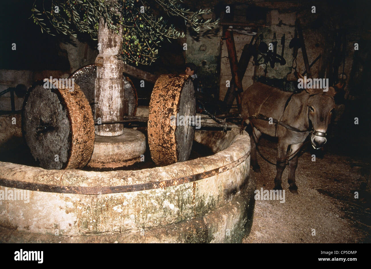Puglia Pezze Of Greek Ancient Mill Stock Photo - Alamy