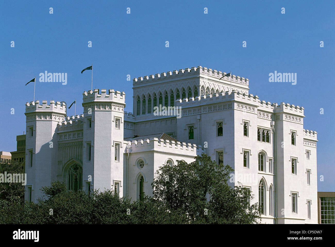United States of America - Louisiana - Baton Rouge. The old Capitol ...