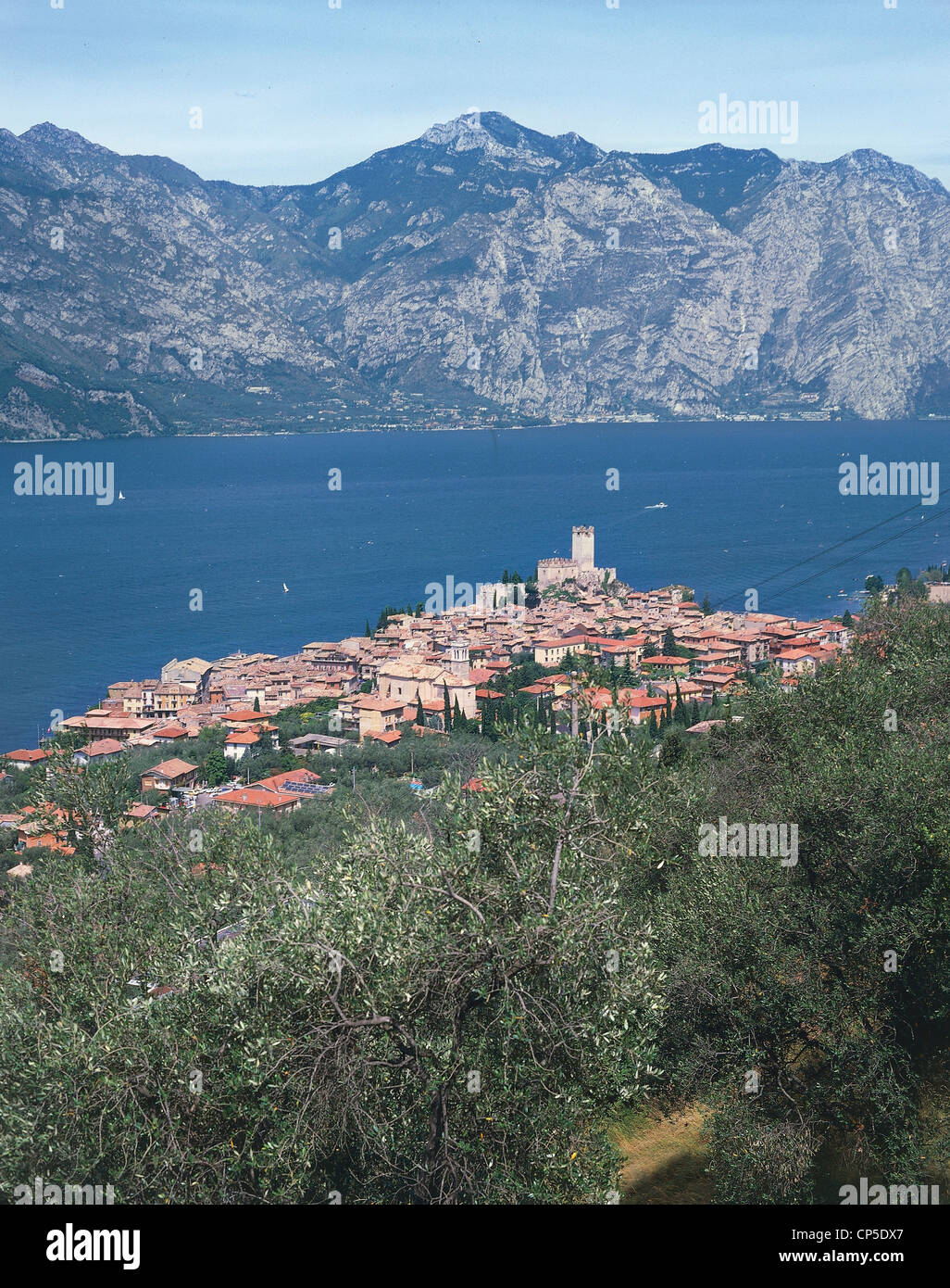 Veneto - Lago di Garda or Benaco - Malcesine (VR Stock Photo - Alamy