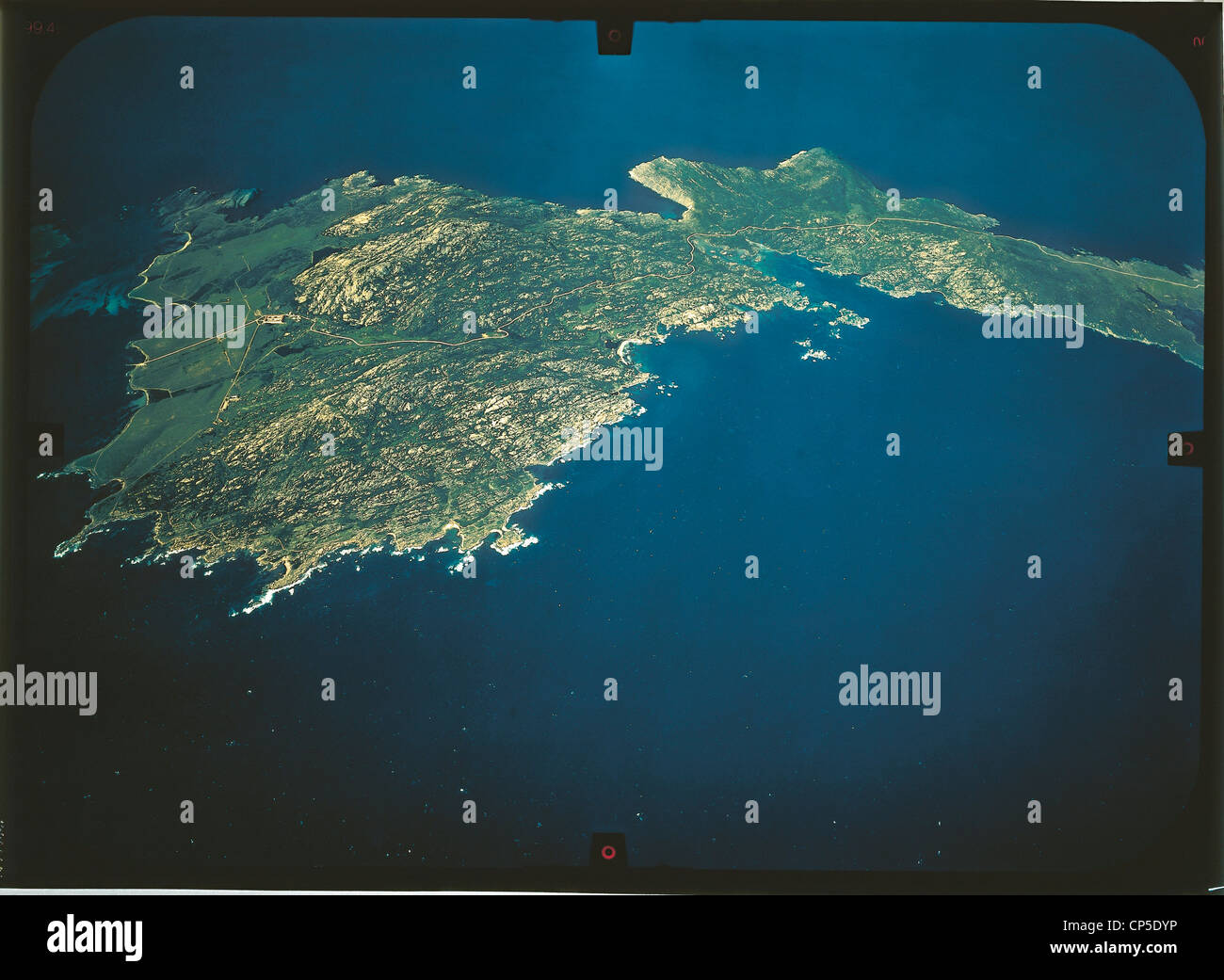 SARDINIA Asinara National Park COOKERS AERIAL PHOTO Stock Photo - Alamy