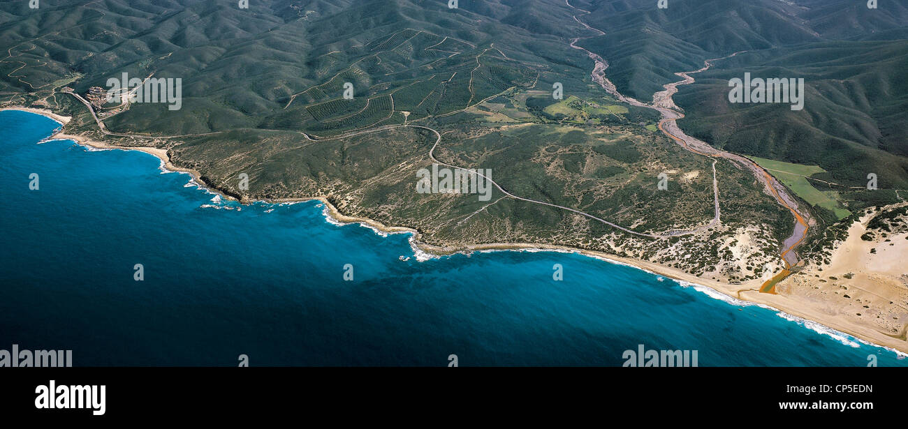SARDEGNA PUNTA ROCCA bucconis AERIAL PHOTO Stock Photo - Alamy