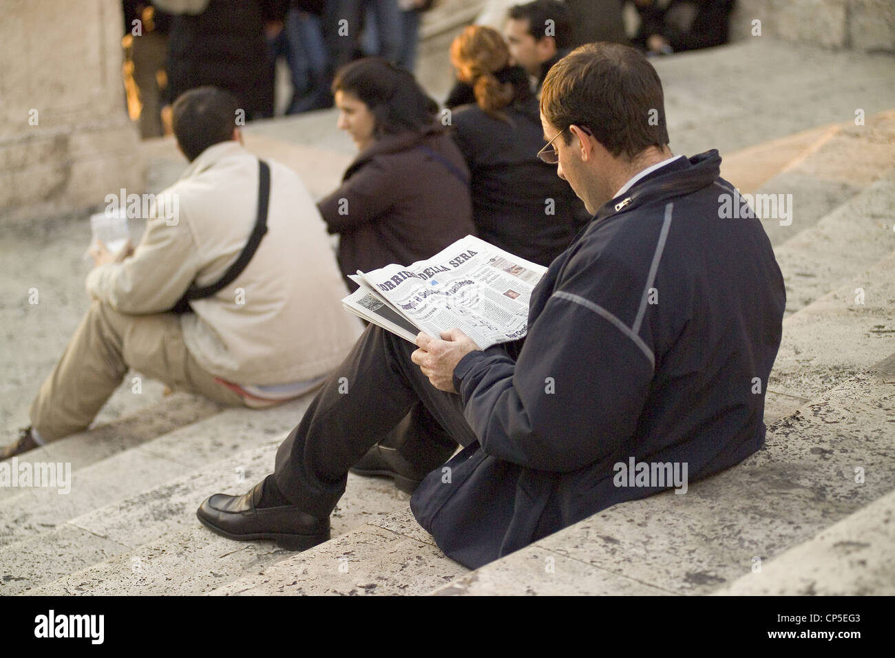 Lazio - Roma, Piazza di Spagna. People Stock Photo - Alamy