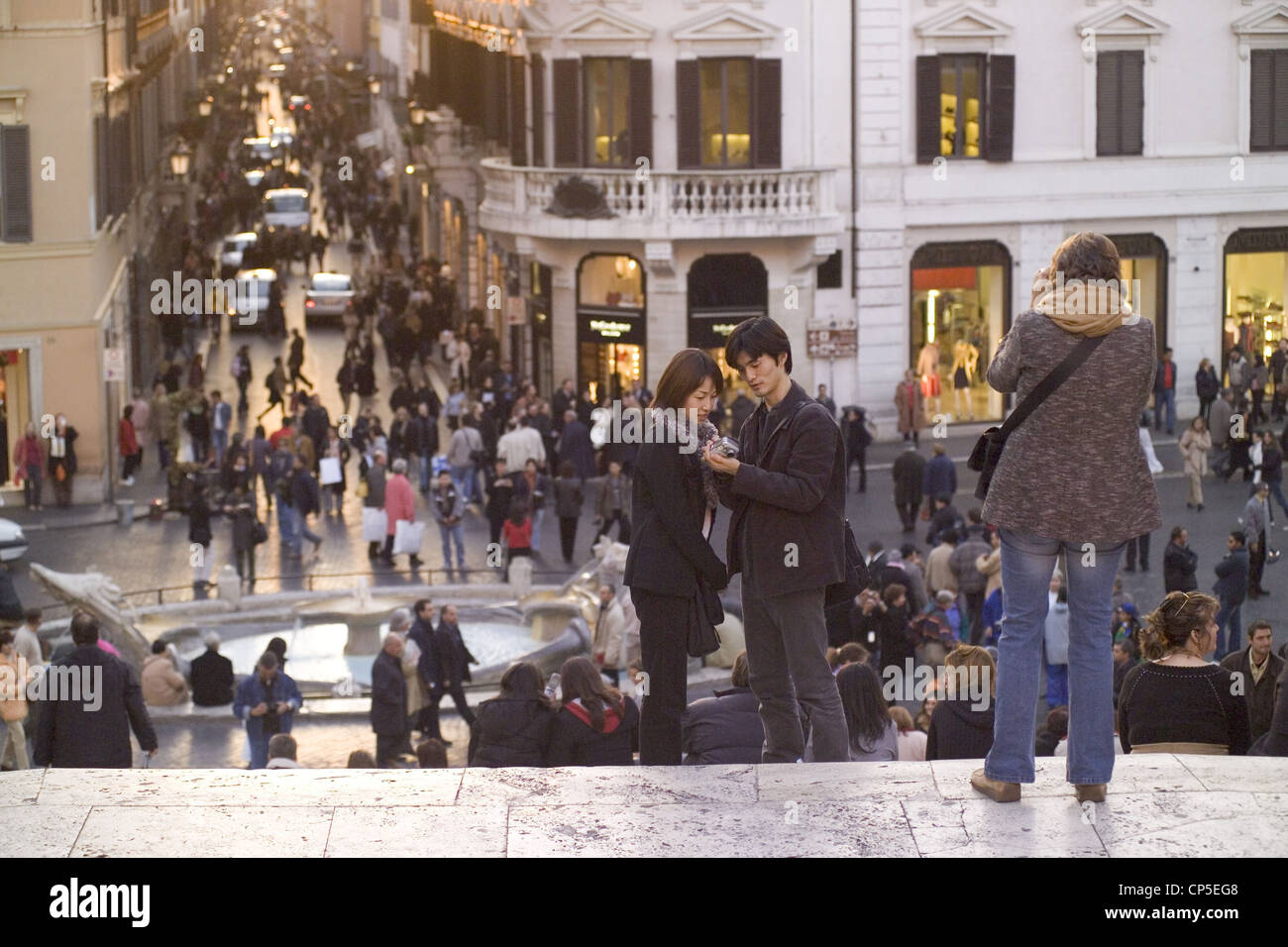 Lazio - Roma, Piazza di Spagna. People Stock Photo - Alamy