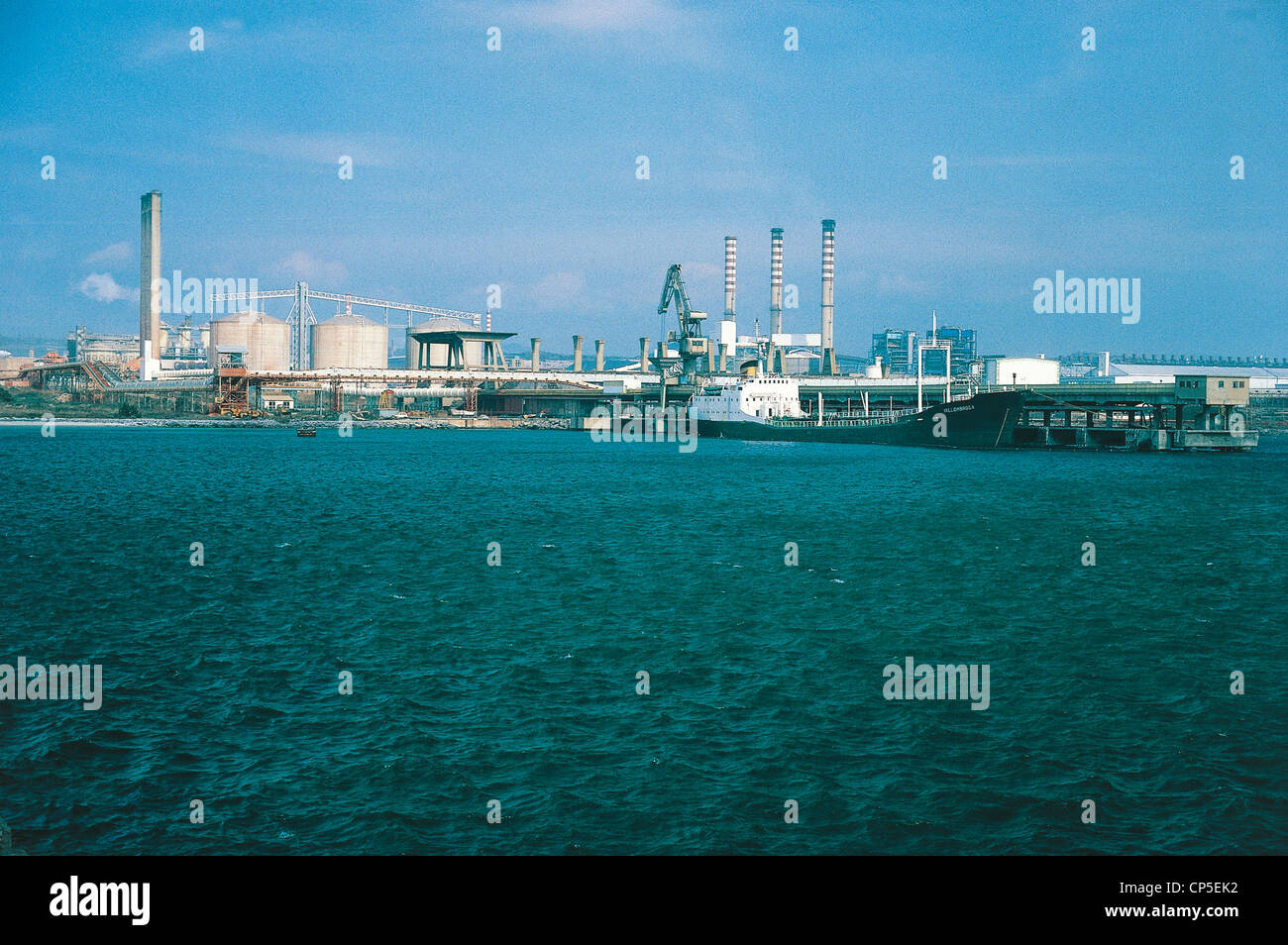 Sardinia Portoscuso Port Stock Photo - Alamy