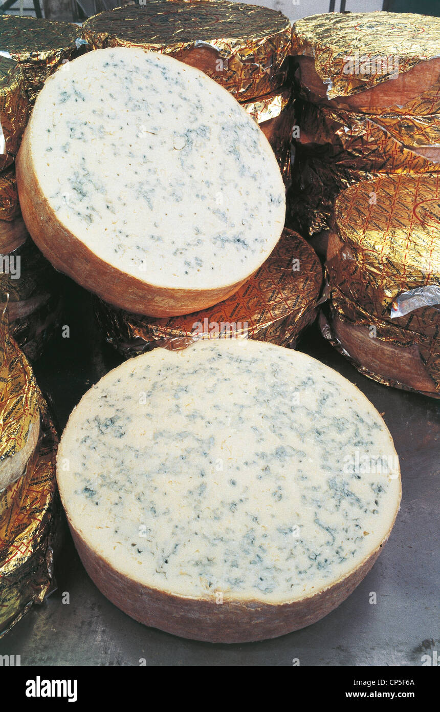 Lombardy Gorgonzola Cheese Dairy Production Stock Photo - Alamy