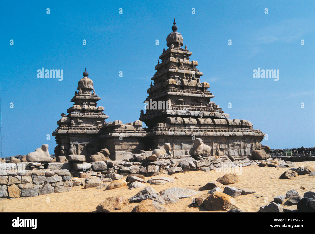 INDIA Mahabalipuram Temple Stock Photo - Alamy