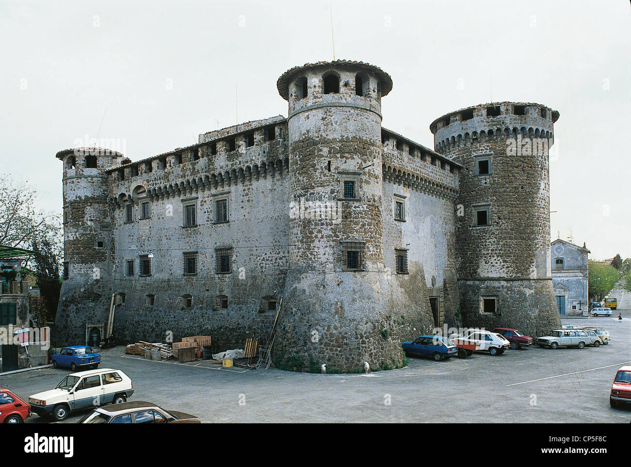 Lazio Vasanello Castle Stock Photo - Alamy