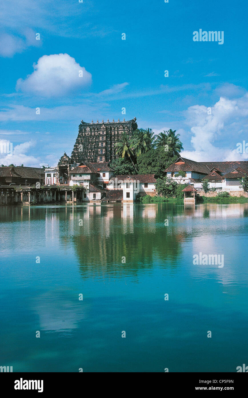 India - Kerala - Trivandrum (Thiruvananthapuram). Sri Padmanabhaswamy ...
