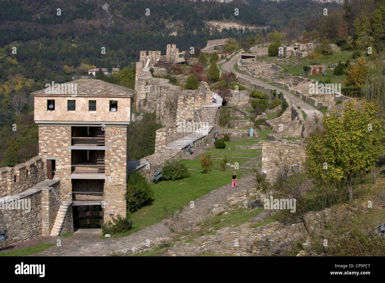 Bulgaria - Veliko Tarnovo - Hill of the Czars (Carevec). The fortified ...