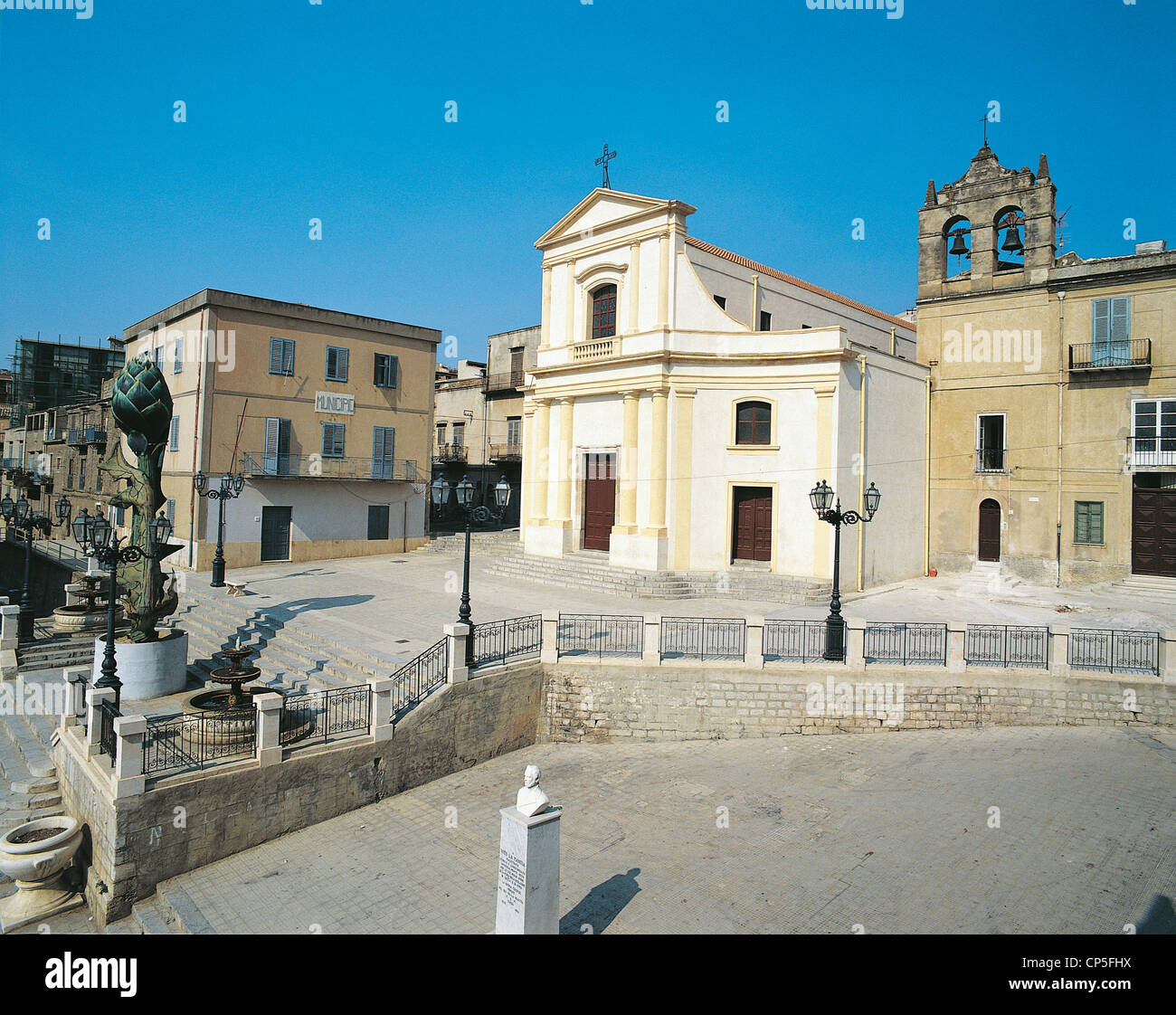 Sicily, Cerda. Parish Stock Photo - Alamy