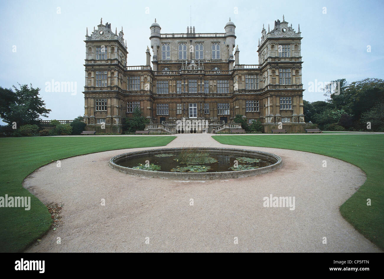 United Kingdom - England - Nottingham. Wollaton Hall. Eastern facade ...