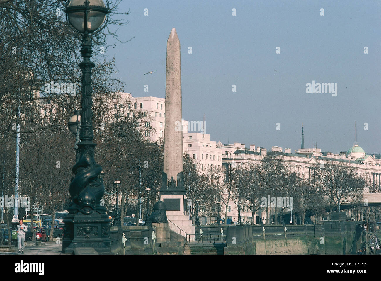 United Kingdom - England - London - The Egyptian obelisk Cleopatra's ...