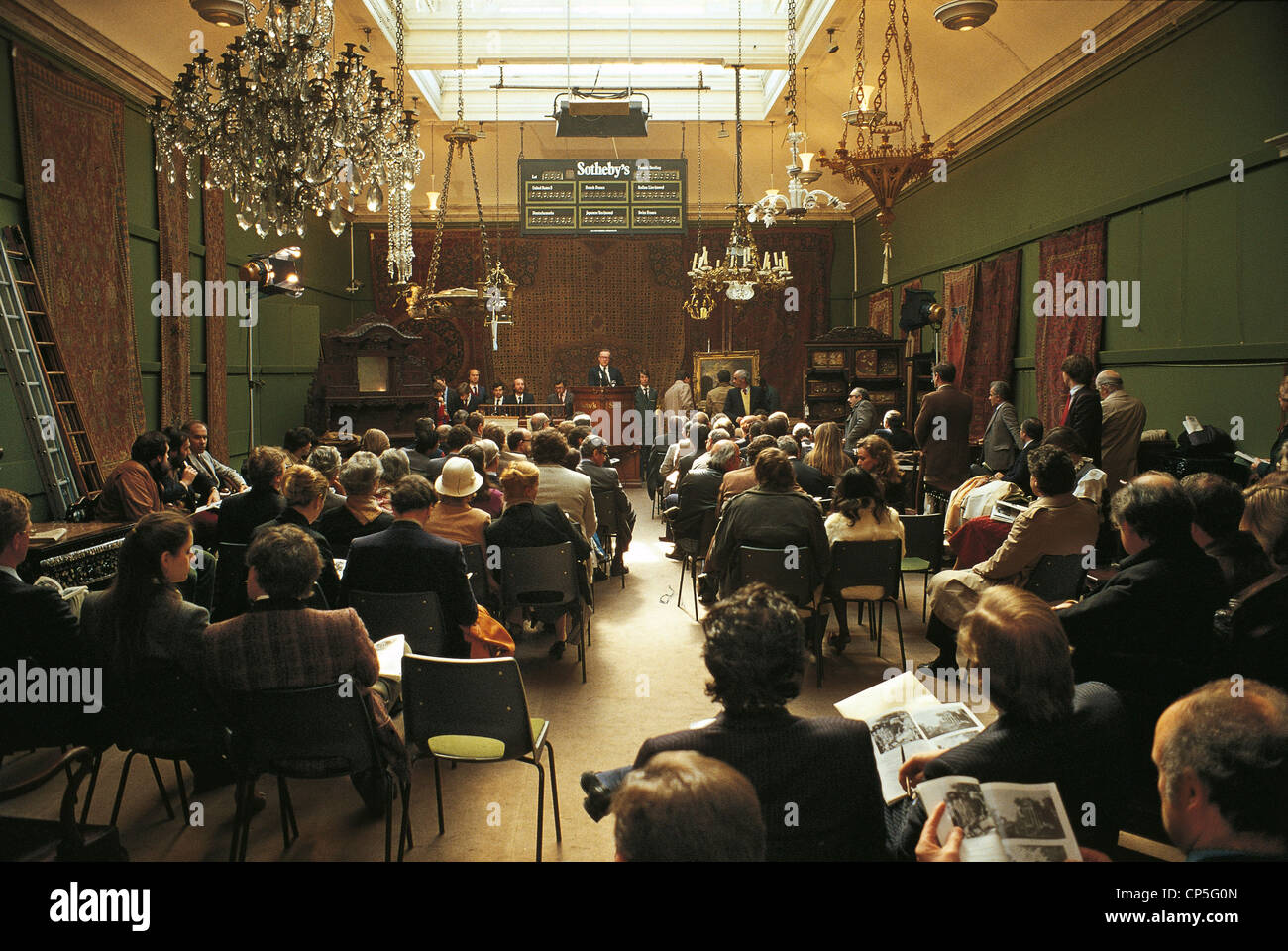 Great Britain - England - London. Auction at Sotheby's Stock Photo - Alamy