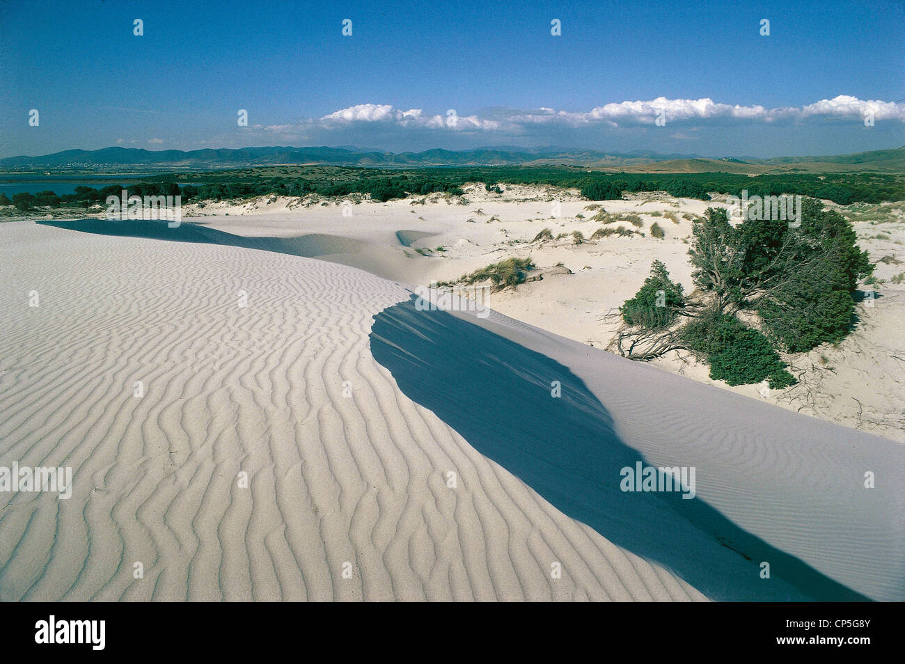 Sardinia - Capo Teulada (CA), white sands Stock Photo - Alamy