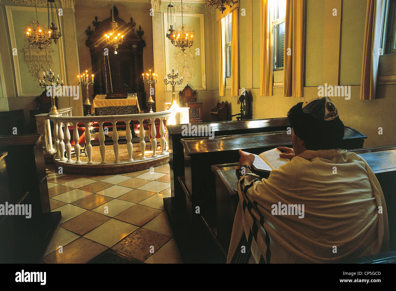 Emilia Romagna Ferrara Synagogue Stock Photo - Alamy