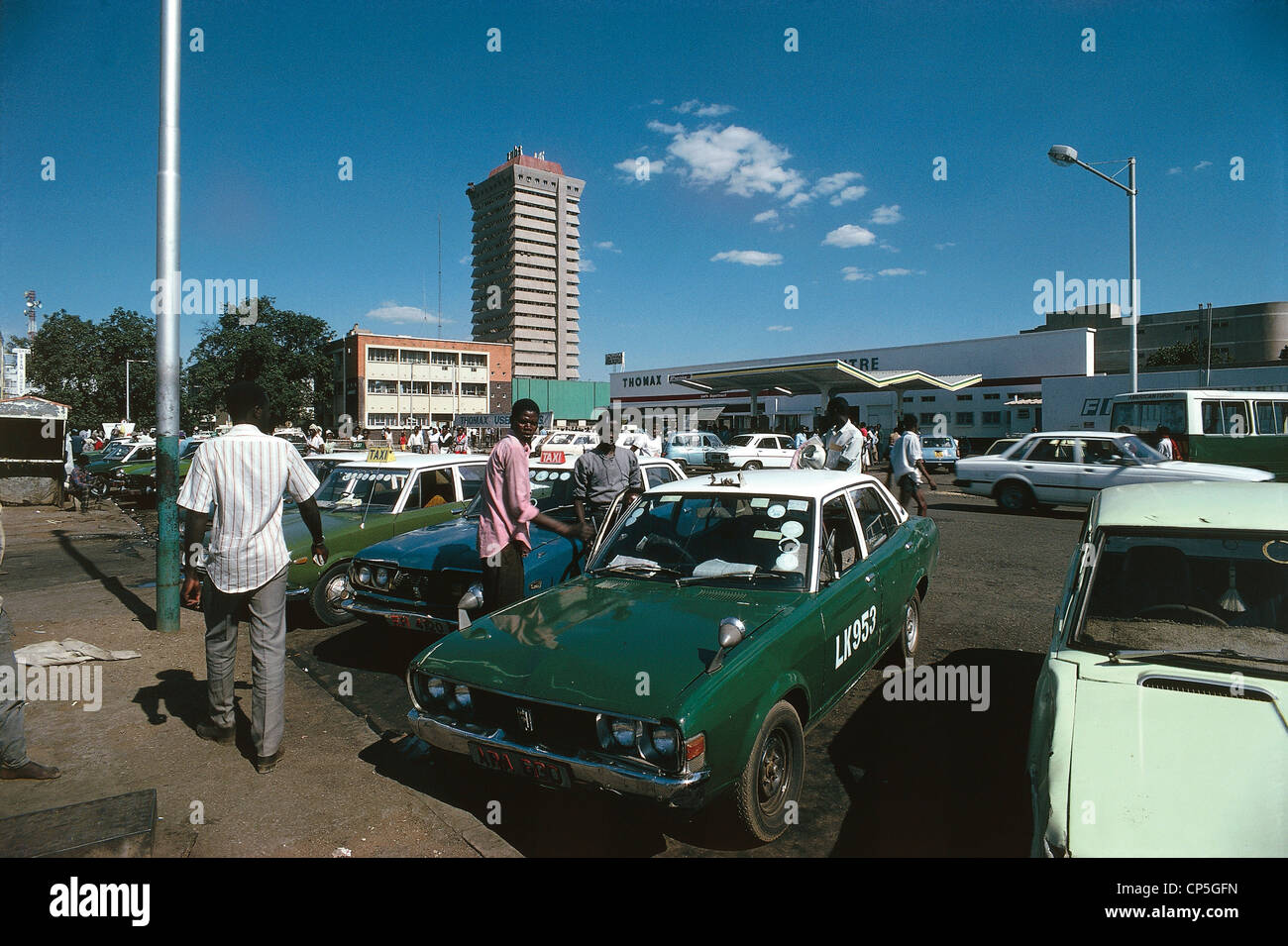 Zambia - Lusaka. The city center Stock Photo - Alamy