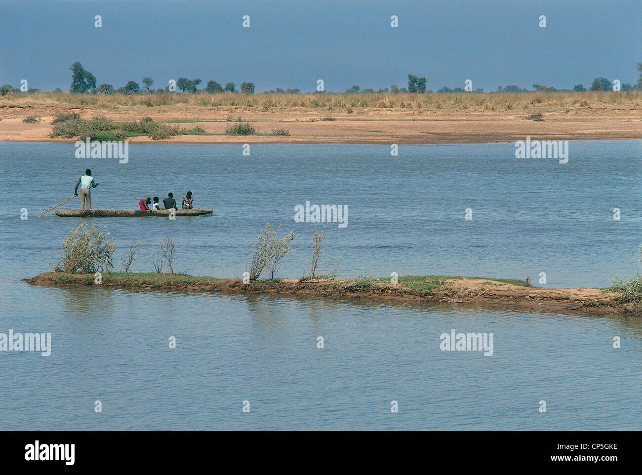 Cameroon - Logone River at Yagoua area bordering Chad Stock Photo - Alamy