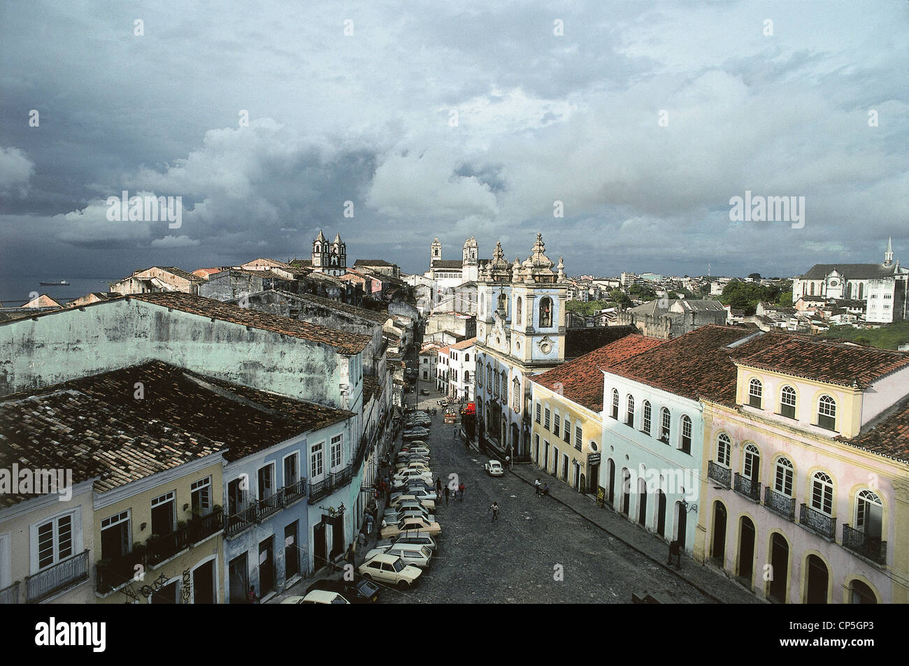 Brazil State of Bahia Salvador de Bahia, old town (a World Heritage Site by UNESCO, 1985 ...