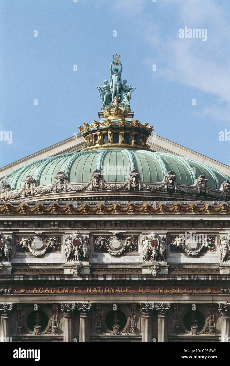 France - Paris. Dome Of The Opera Stock Photo - Alamy