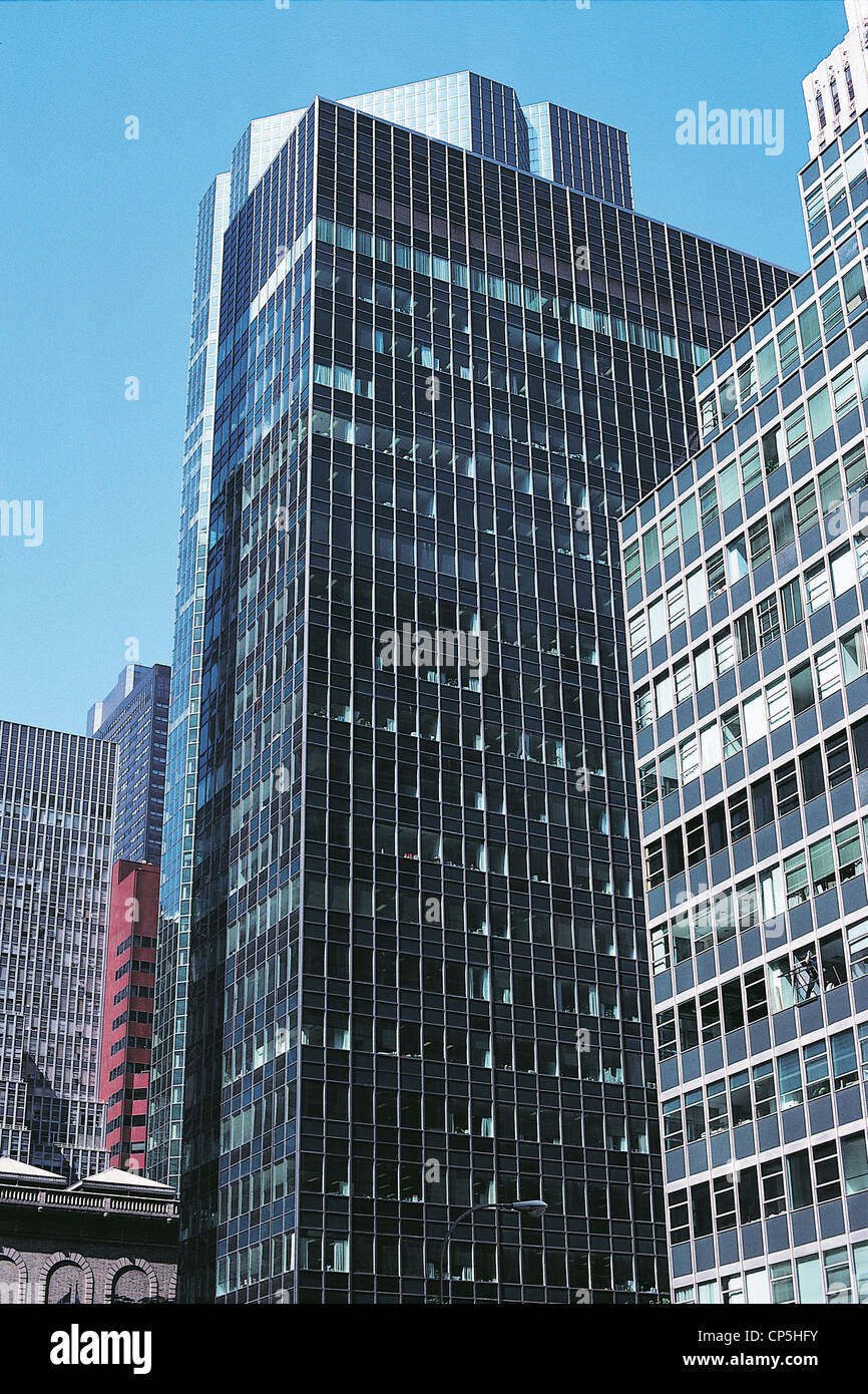 United States Of America New York Lever House Building Stock Photo - Alamy