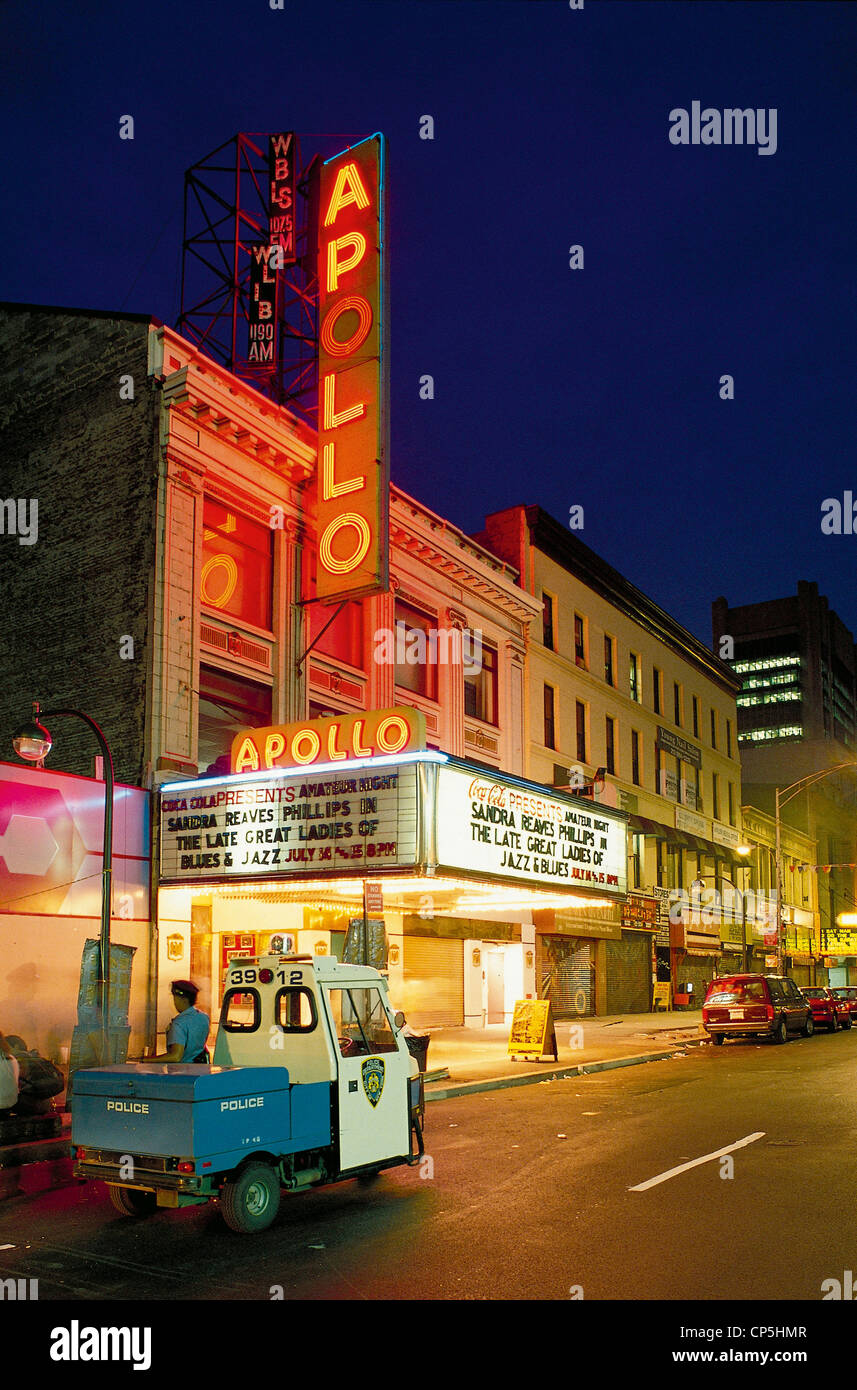 United States Of America New York Harlem Apollo Stock Photo - Alamy