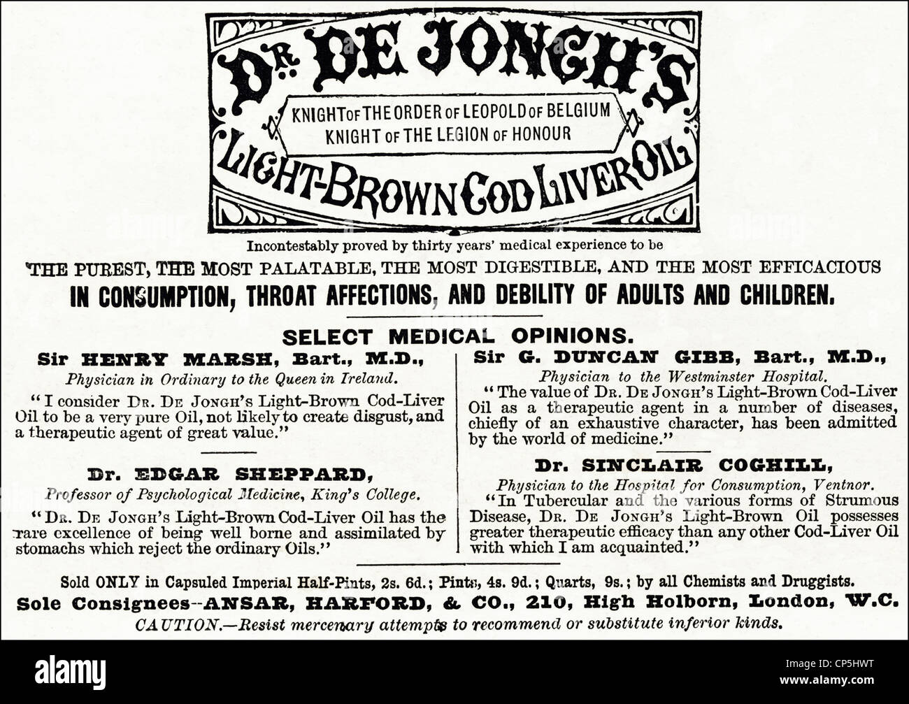 Victorian newspaper advertisements hi-res stock photography and images ...