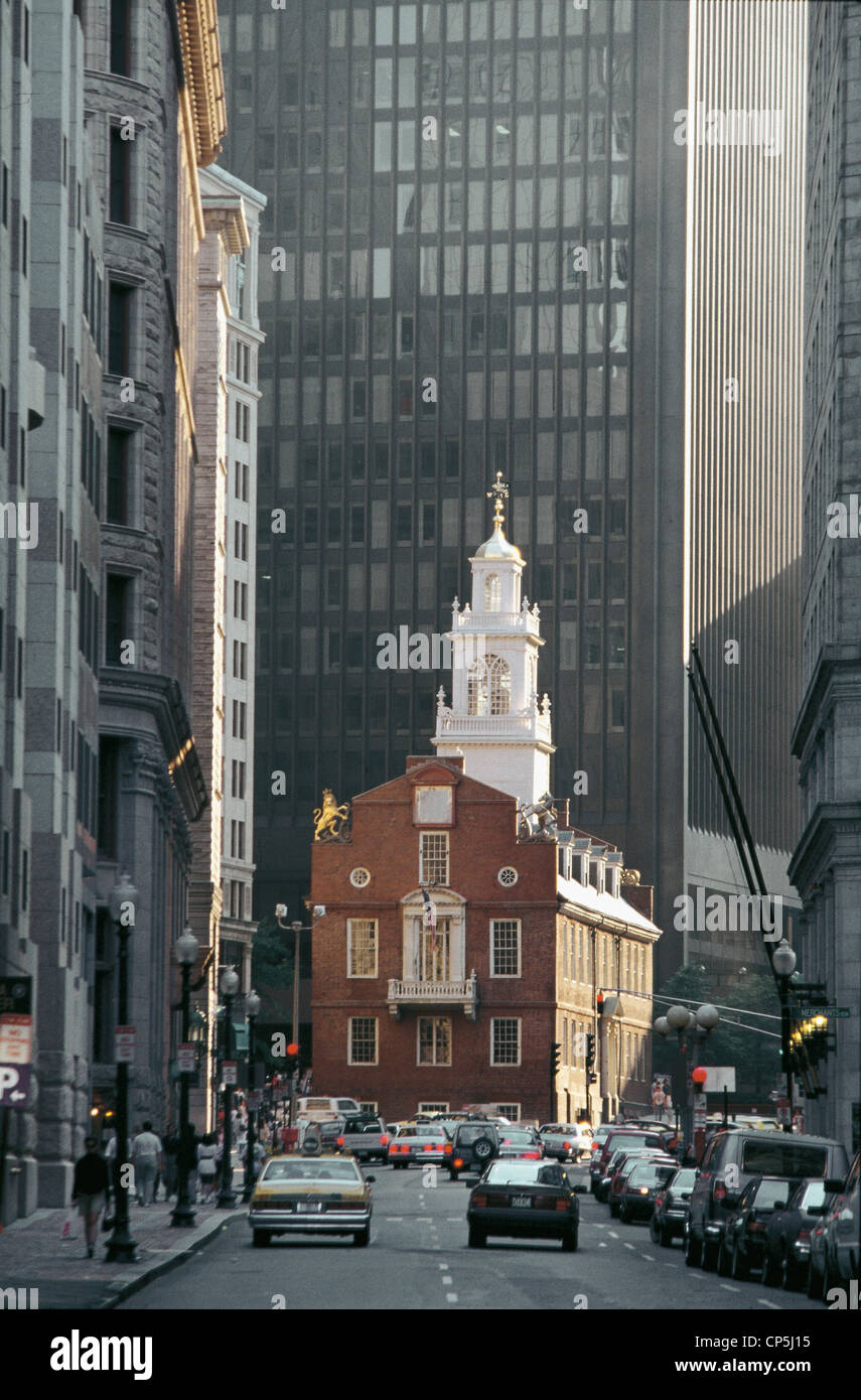 United States of America - Massachusetts - Boston. The Old State House ...