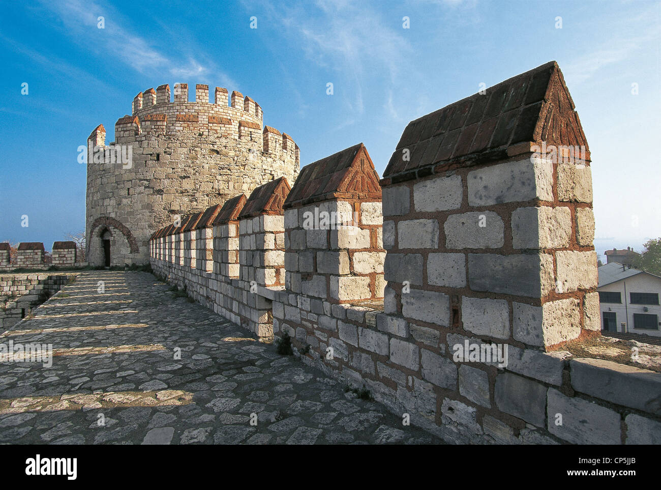 Turkey - Istanbul. Fortress Yedikule Hisar (Seven Towers), built by ...