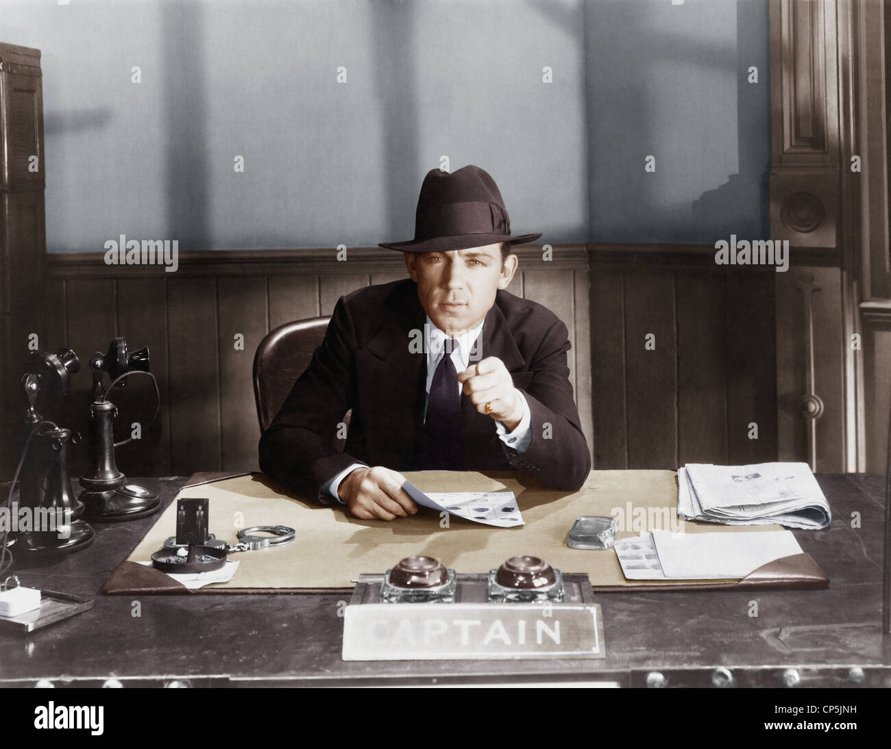 ONE TOUGH COP Stock Photo - Alamy