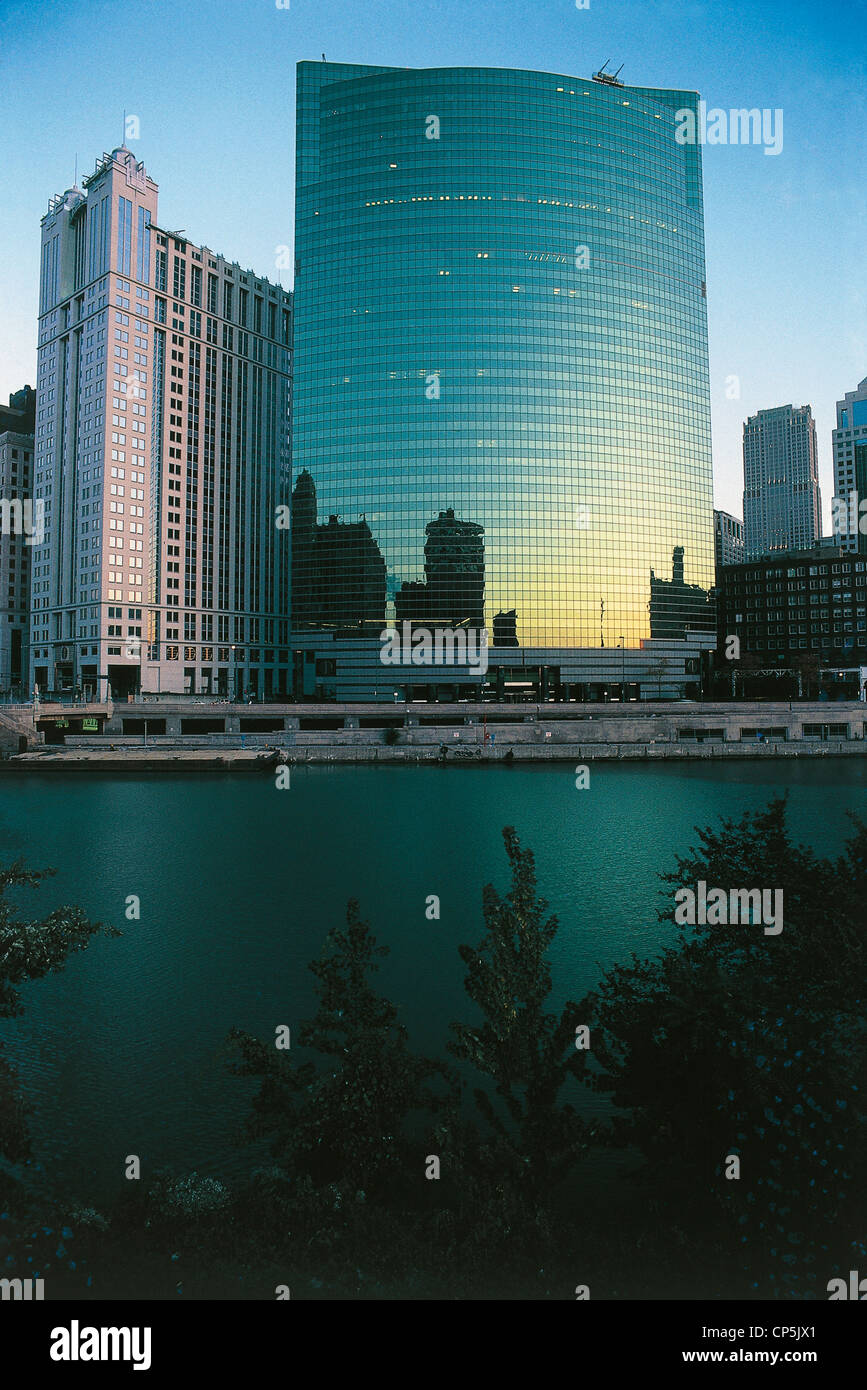 United States Of America 333 Chicago Drive Nw.Wacker Stock Photo - Alamy