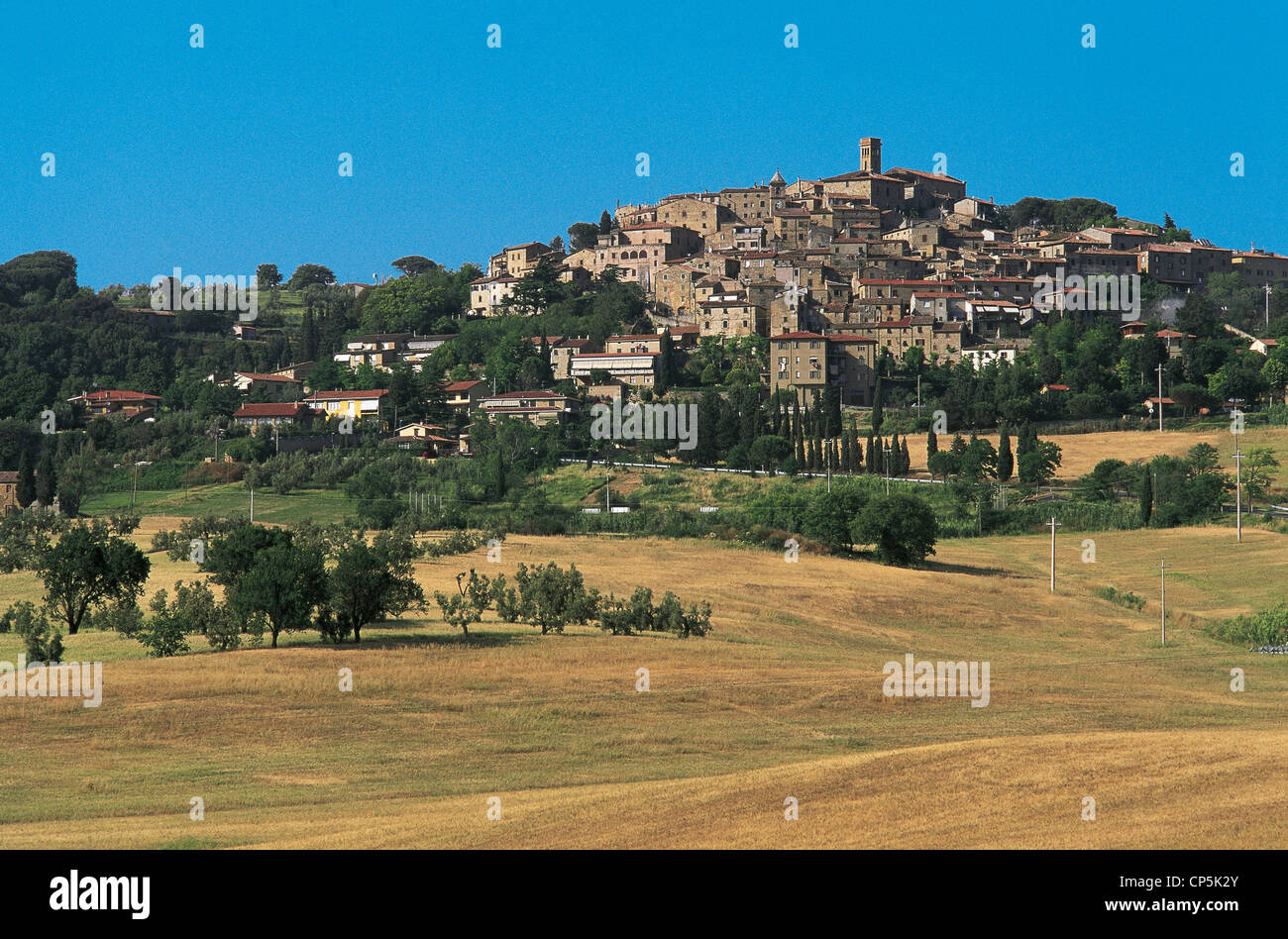 Tuscany Maremma GUARDISTALLO Stock Photo - Alamy