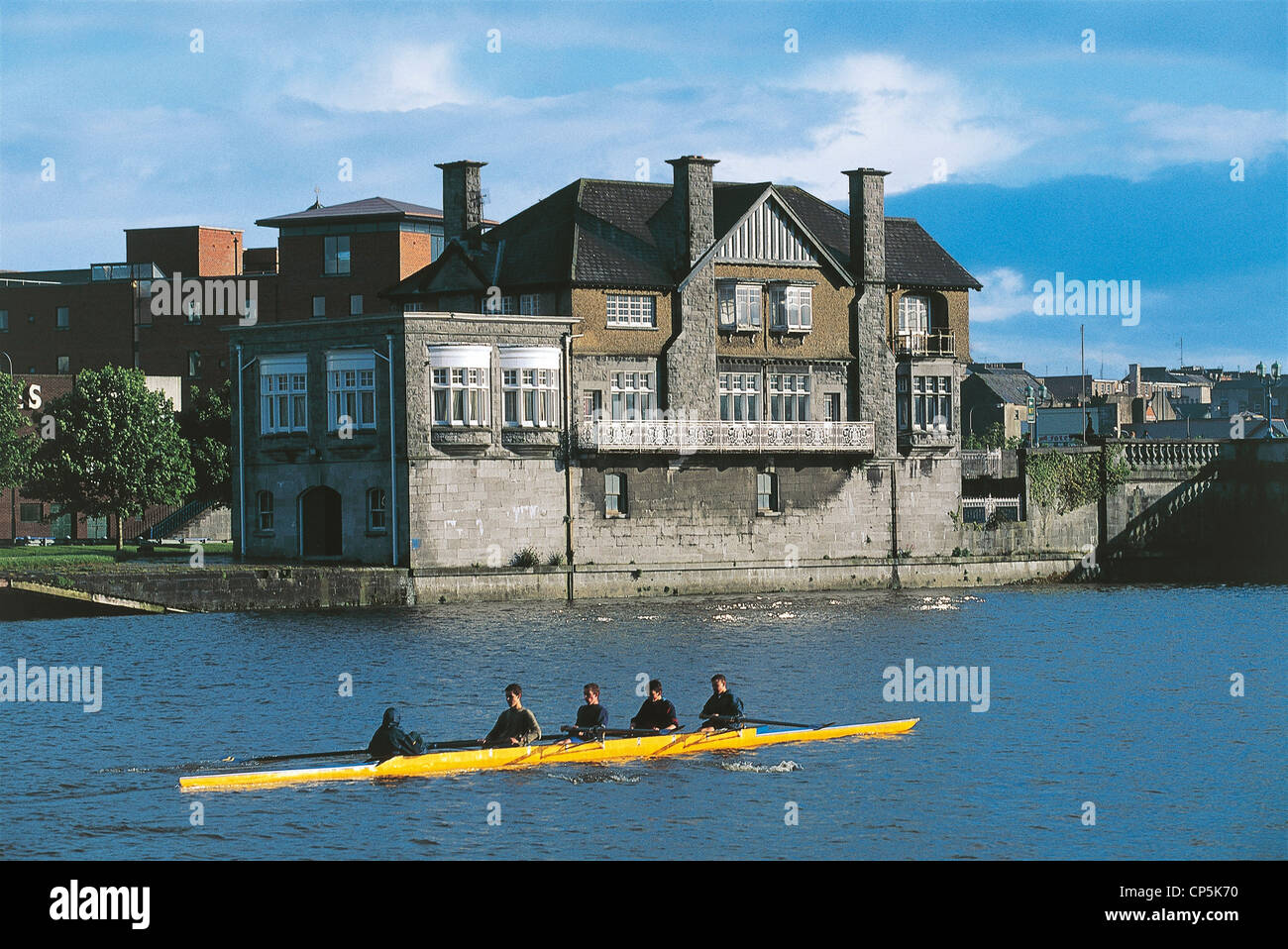 Ireland - County Limerick - Limerick, Rowing on the River Shannon in ...