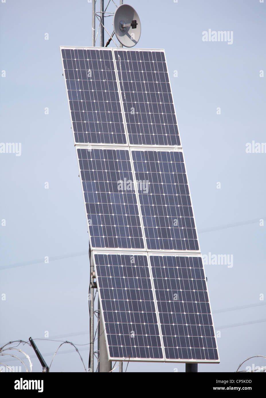 A small solar panel Stock Photo - Alamy