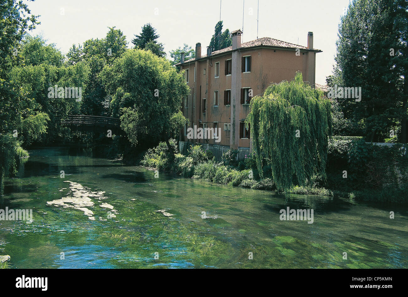 Friuli Sacile River Livenza Stock Photo - Alamy
