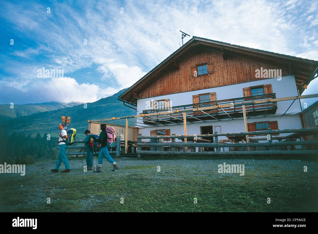 Tyrol Mountain Nature Park Sixth Alpe Nemes Farm Stock Photo - Alamy